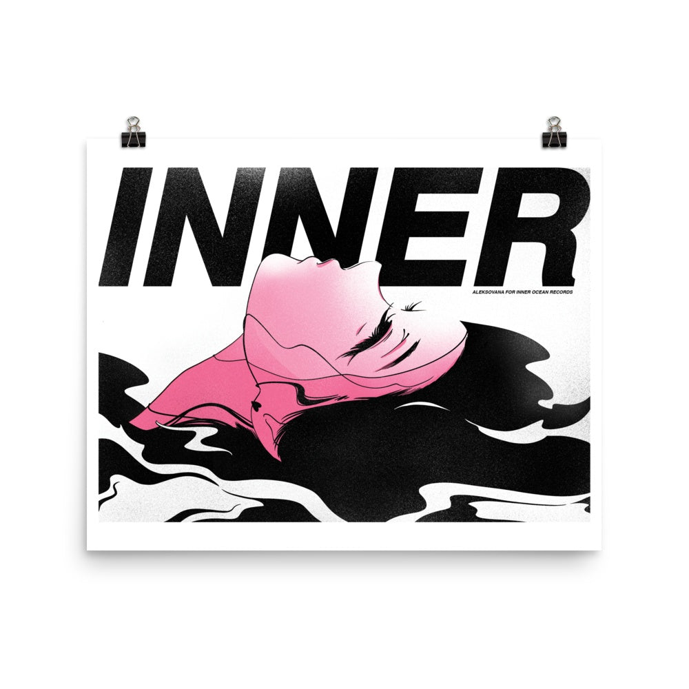 ALEKSOVANA ART PRINT (WHITE) – Inner Ocean Records