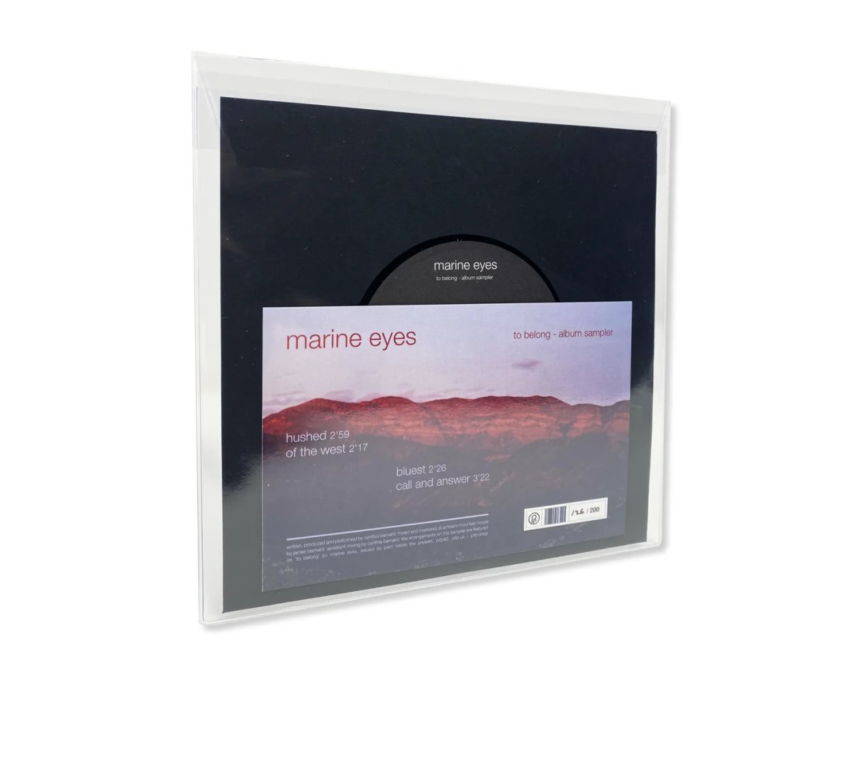 marine eyes - to belong 7" – Inner Ocean Records